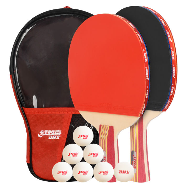 DHS | Beginner Children's Straight & Penhold Table Tennis Rackets Set ...