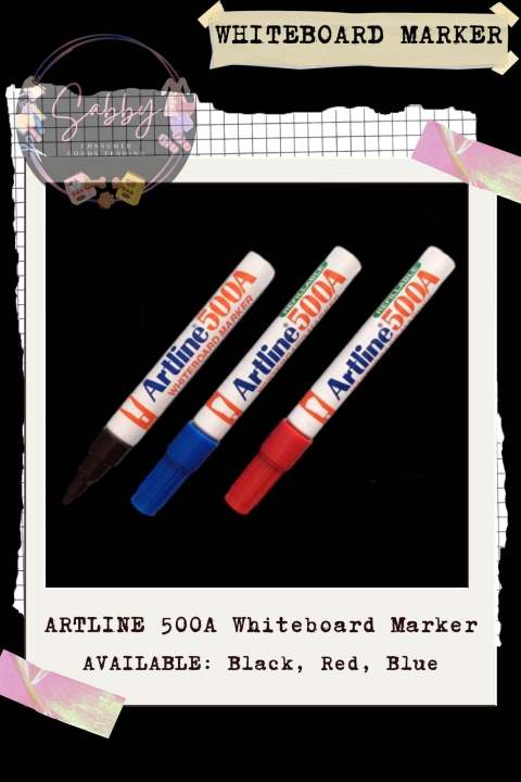 Artline 500A Whiteboard Marker 1 PC/ 12 PCS | Lazada PH