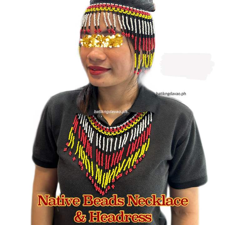 Beads Headress & Necklace | Manobo Tboli Beaded Necklace Ethnic Tribal ... Beads Headress & Necklace | Manobo Tboli Beaded Necklace Ethnic Tribal ...