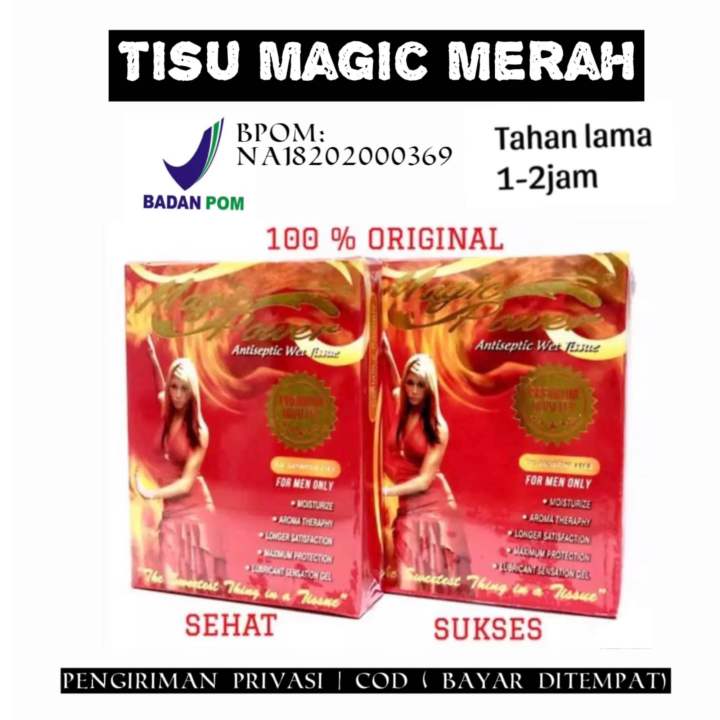 Tissue Magic / Tisu Super Power Magic Merah 1 Kotak Isi 6 | Lazada ...