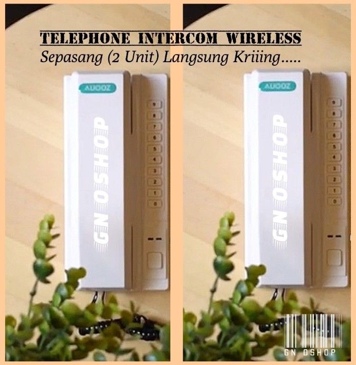 Telepon Wireless Intercom Sepasang 2 Unit Inter Phone Telp Telpon ...