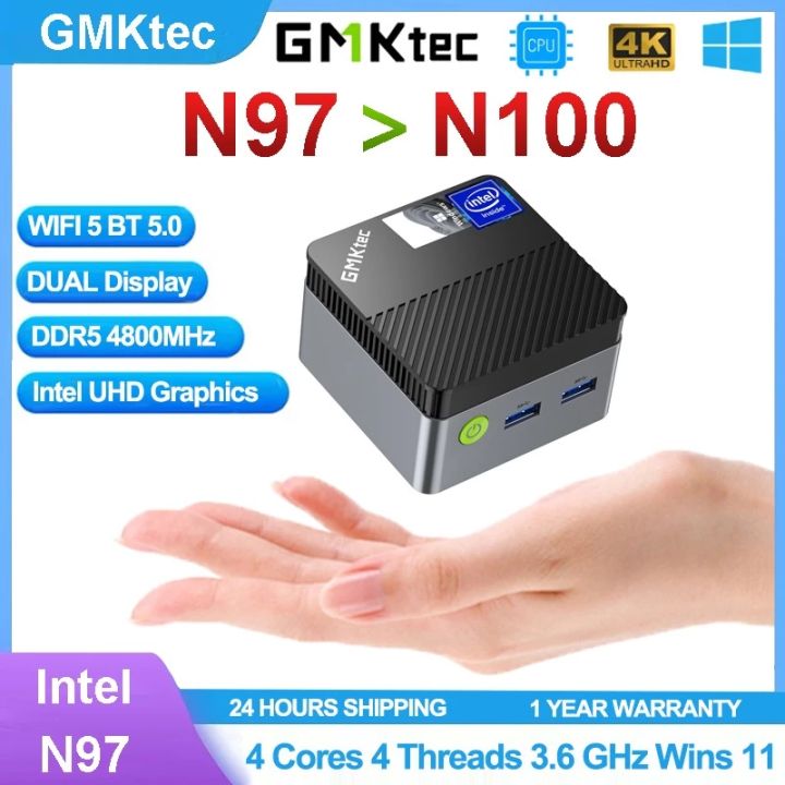 GMK G5 Intel 12th N97 Windows11Pro Desktop DDR5 4800MHz M.2 WiFi 5 BT5 ...