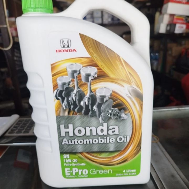 Oli Mesin Mobil Honda Epro E-Pro Green SAE 10W-30 10W 30 Jazz City Mobilio Brio BRV HRV Freed ...