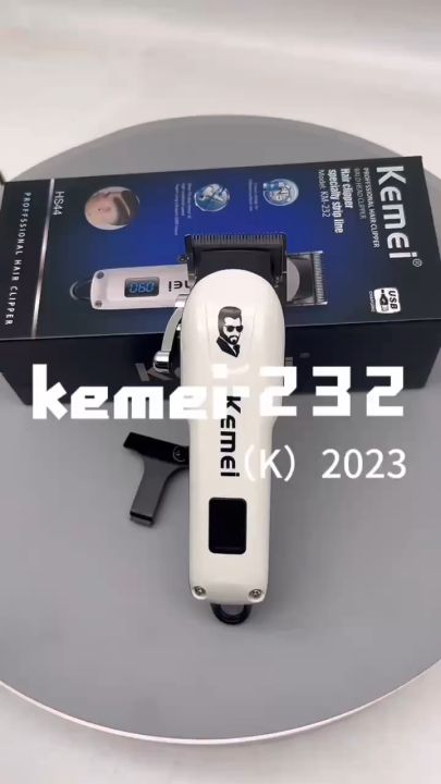 Kemei Electric Hair Clipper Hair Cutting maching Wireless Trimmer Men ...