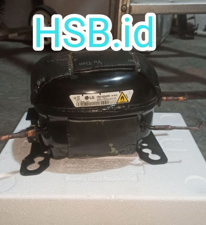 KOMPRESOR KULKAS LG INVERTER 2 PINTU FMA102NAMA ORI COPOTAN | Lazada ...