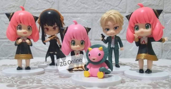 SPY X FAMILY Chibi Set Collection Action Figure, Cake Topper ...