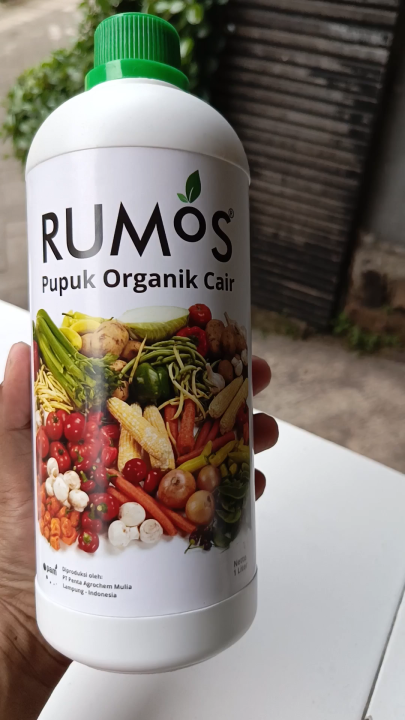 Pupuk Organik Cair RUMOS 1 Liter | Nutrisi Lengkap NPK, Mikro & Mikroba ...