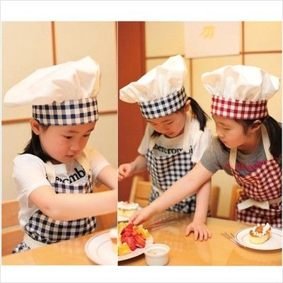 Kids Matching Chef Uniform Performance Costume Baby Bib Children's ...