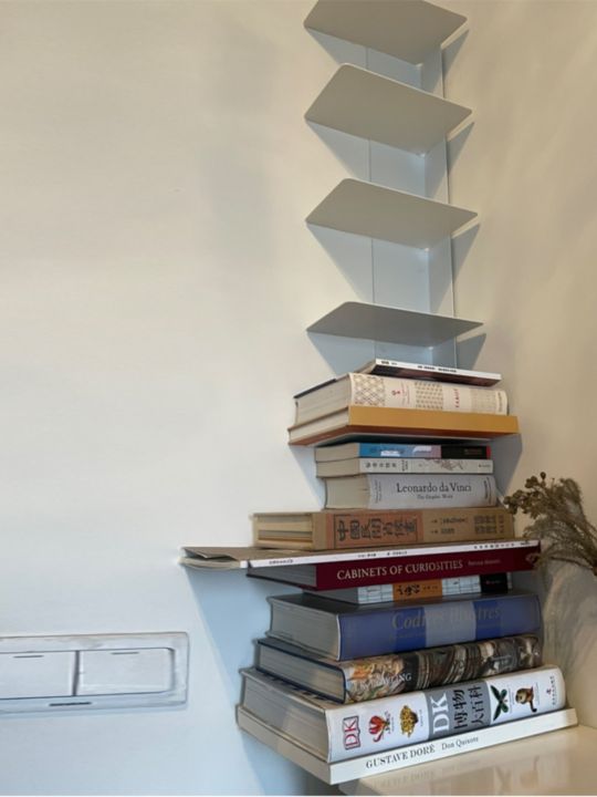 Scandinavian Corner Invisible Shelves Wall Shelf Iron Storage Corner ...