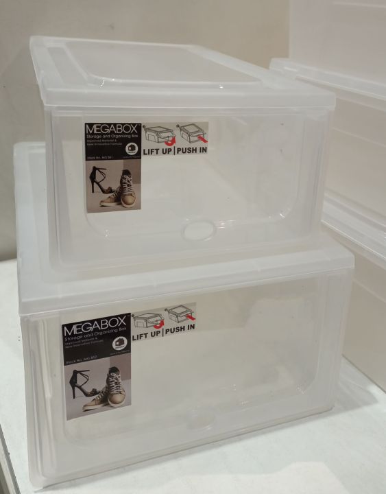 Megabox Storage&Organizing Box (Lift up/Push in) | Lazada PH
