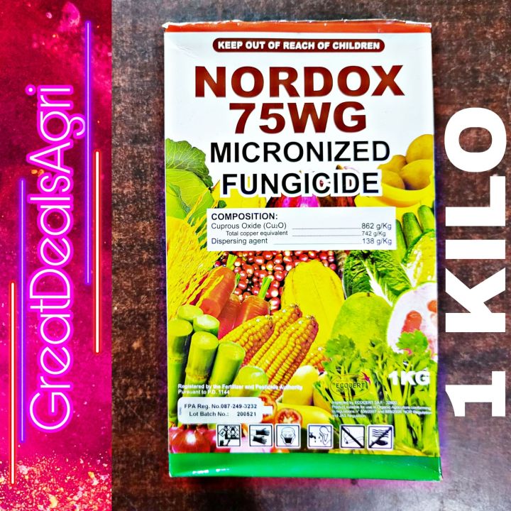 NORDOX 75WG COPPER FUNGICIDE FOR PLANTS AND ORNAMENTALS (1 KILO) BY ...