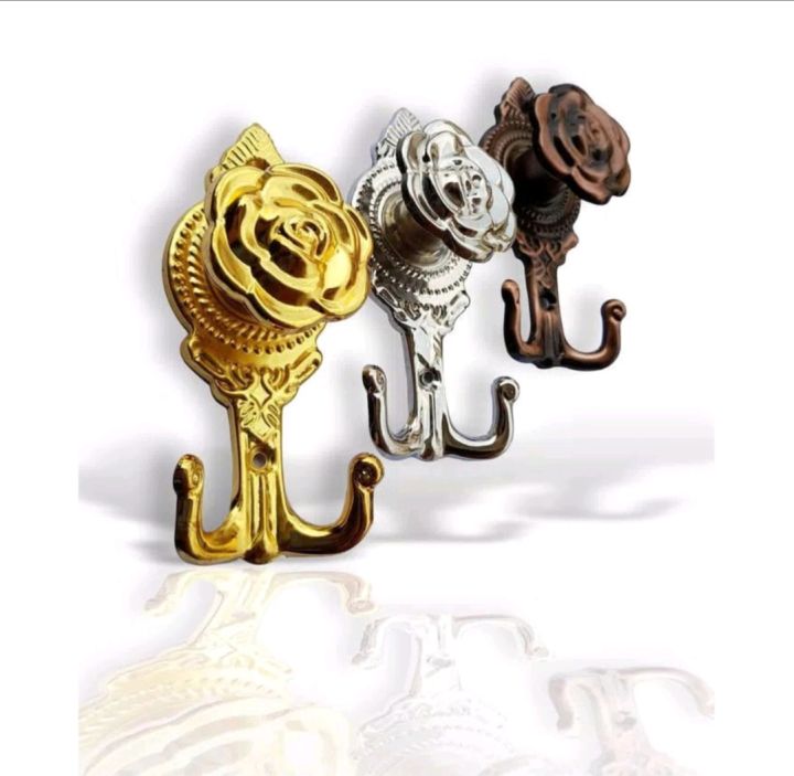 hook cantolan tali gorden motip bunga mawar | Lazada Indonesia