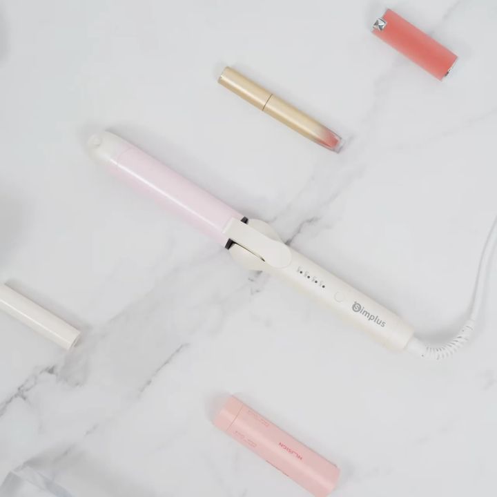 Simplus 2 in 1 Hair Curler & Straightener Wand, 30mm Styling Curling ...