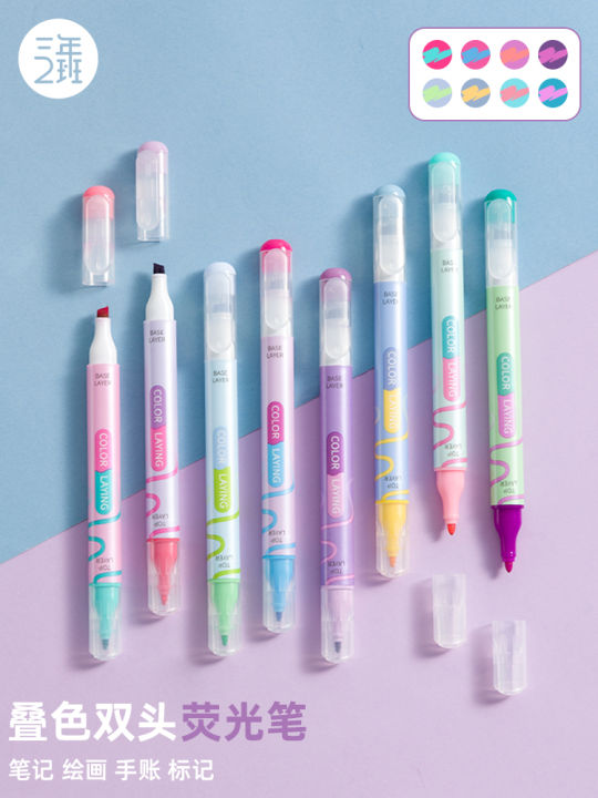 Grade Three Class Two Laminated Double-Headed Fluorescent Pen Good ...