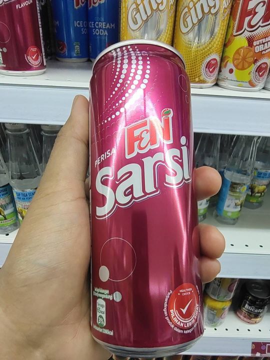 น้ำอัดลม น่ำโซดา Sarsi น้ำอัดลมซาสี่ Sarsi ขนาด 325 ml.(แบรนด์ F&N ...