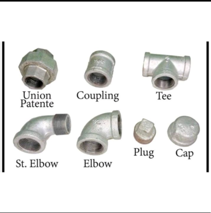 GI Fittings 1/2" available s20 and s40 heavy duty | Lazada PH
