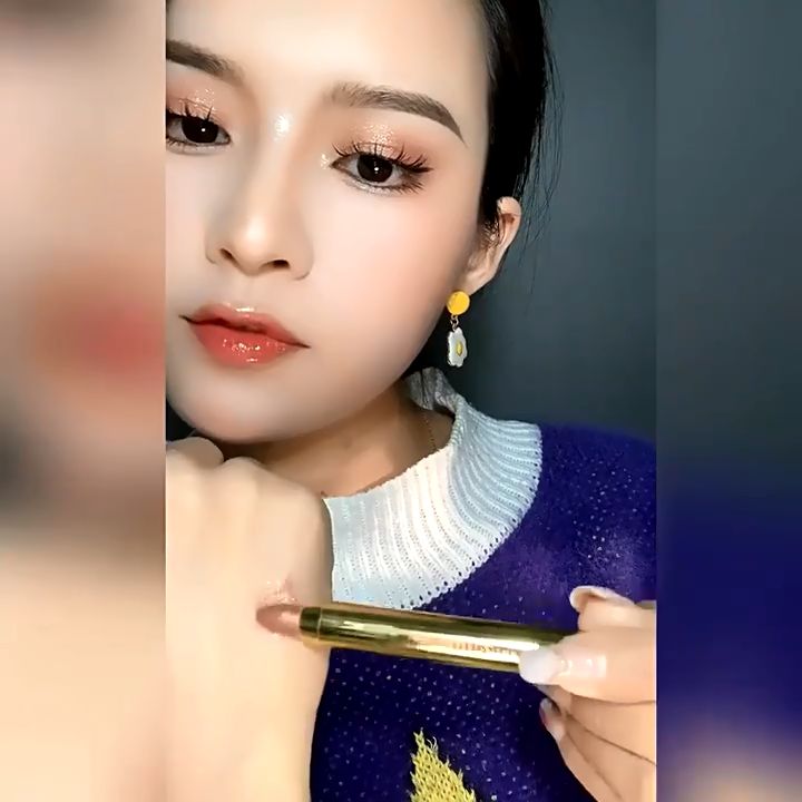 MYHO ปากกาอายแชโดว์ อายแชโดว์ ไฮไลท์แต่งหน้าตา อายแชโดว์แท่ง 4สี ดินสอ ...