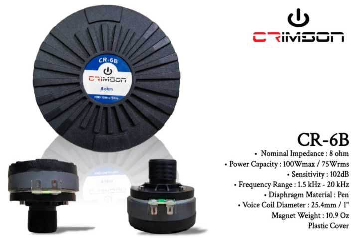 DRIVER TWEETER CRIMSON CR-6B DRIVER TWEETER SYSTEM DRAT CR 6B | Lazada Indonesia