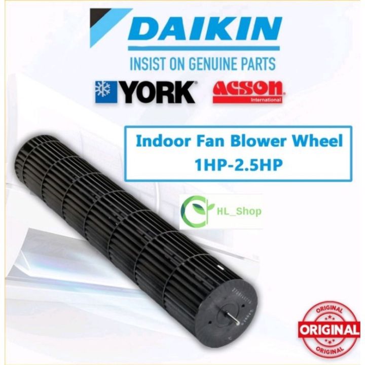 Daikin Aircond Indoor Blower Wheel Fan Cross Flow 1HP - 2.5HP | Lazada