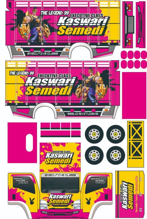 STIKER MINIATUR TRUK OLENG NEW DESAIN | Lazada Indonesia
