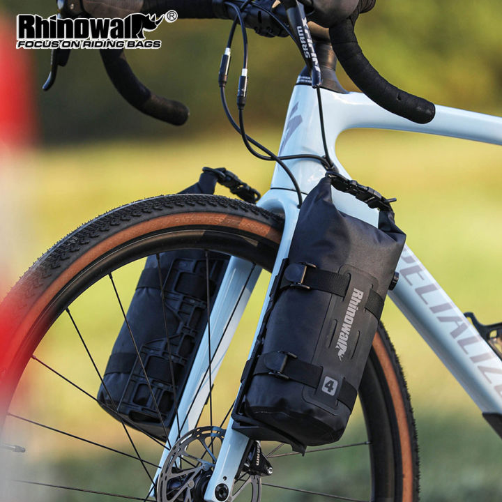 Rhinowalk Bike Front Fork Bag Waterproof 4L/7L Male Buckle Fixed Base ...