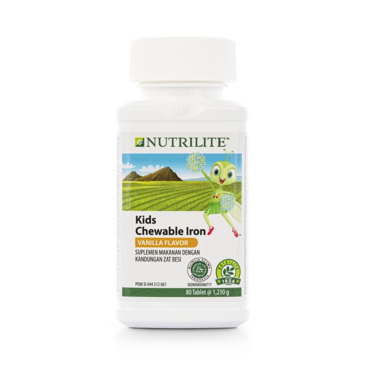 NUTRILITE KIDS CHEWABLE IRON 80 tablet | Lazada Indonesia
