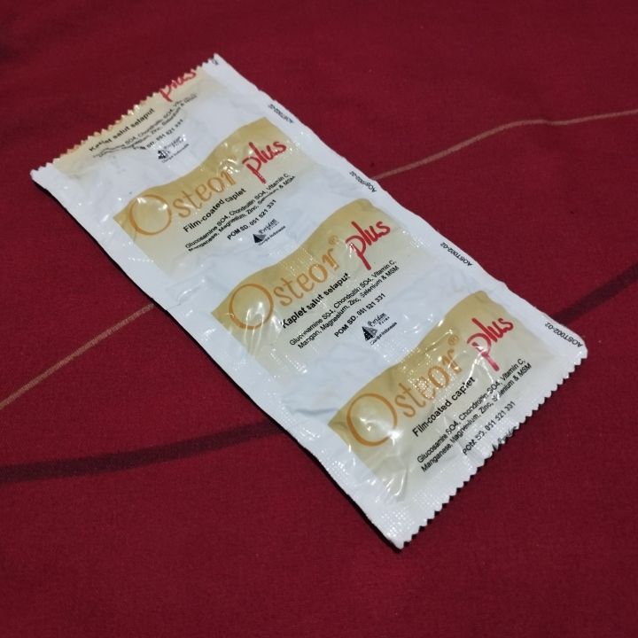 osteor plus vitamin tulang strip 6 tablet | Lazada Indonesia