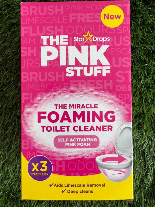 The Pink Stuff Foaming Toilet Cleaner (100g x 3 Sachets) | Lazada