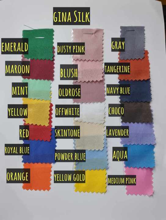 Geena silk Fabrics | Lazada PH