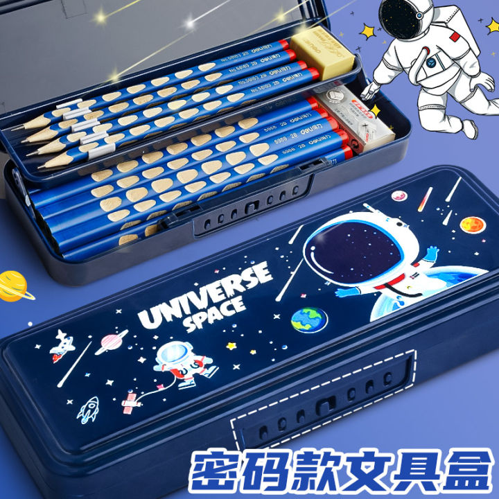 Off The Grass Multi-Functional High-Tech Pencil Case for Men and Boys ...