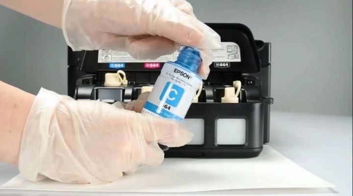 Epson Genuine 664 T664 Ink Bottle 70ml BCYM 4 Colors For L120/L360/L121 ...