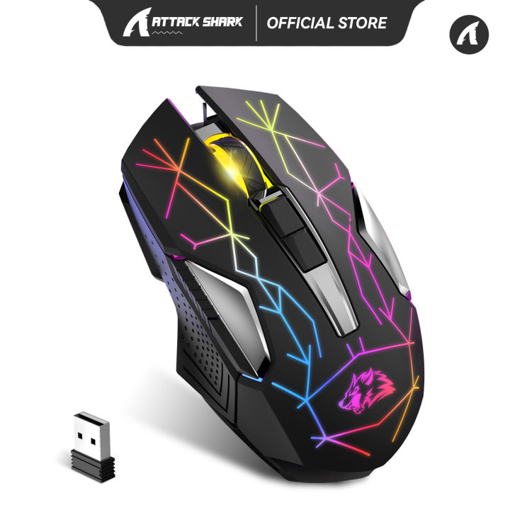 ATTACK SHARK x ZIYOU LANG X18 Wireless Gaming Mouse 2.4G, Rechargable ...