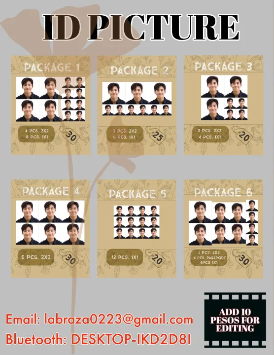 ID Picture Package Printing 1x1, 2x2 & Passport size | Lazada PH