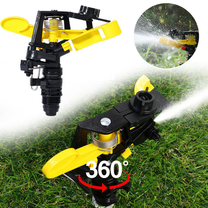 Plastic Thread Garden Lawn Watering Sprinklers Automatic 360 Degrees ...