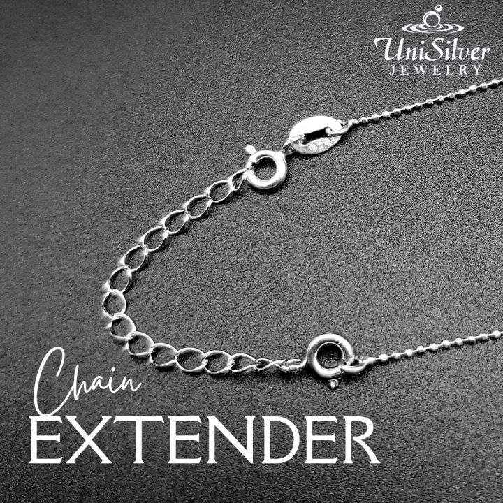 Unisilver 925 Sterling chain Extender (LNE01) | Lazada PH