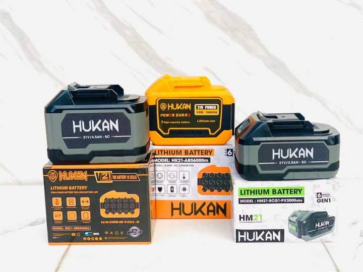 Pin Hukan chính hãng 10 cell 15cell sử dụng chân pin phổ thông thế hệ ...