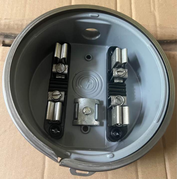 JF Round Base, Long Jaws with Clip, 1” Hub , 4 Terminal JF brand Heavy ...