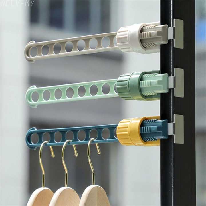 [SG SELLER] (3 for $8) 8 Holes Multifunctional Clothes Hanging Drying ...