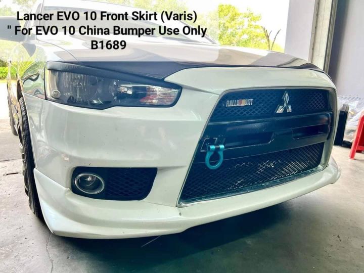 Mitsubishi lancer Evo 10 X Varis HKS front lip skirt bodykit body kit ...