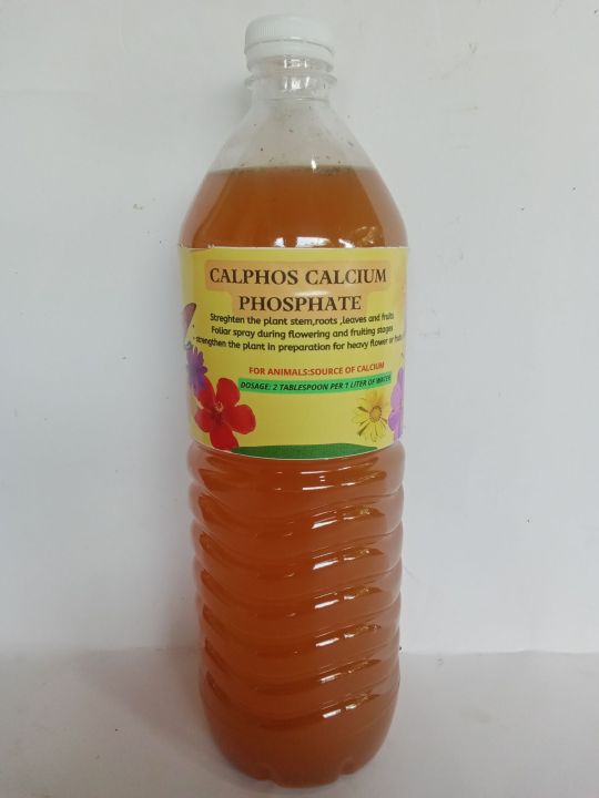 Calphos Calcium Phosphate 1 liter Organic Fertilizer | Lazada PH