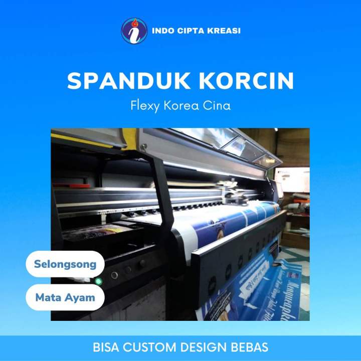 Cetak Spanduk / Banner Bahan Flexi Korcin (Korea Cina) | Lazada Indonesia