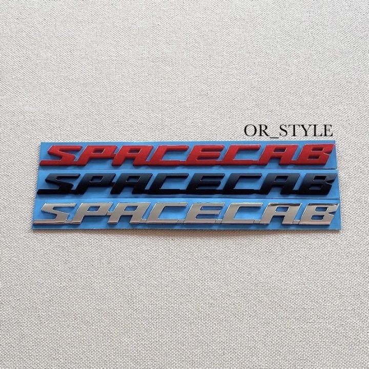 โลโก้ SPACECAB D-MAX 2020-2024 ขนาด 24x1.8cm (ซ้ายขวาใช้เหมือนกัน ...