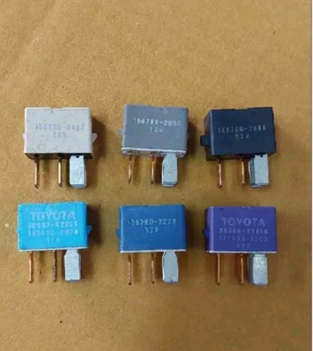รีเลย์12v4ขา DENSO TOYOTA แท้ ตรงรุ่นตรงสี สภาพสวยทดลองไฟก่อนส่ง มือ2 ...