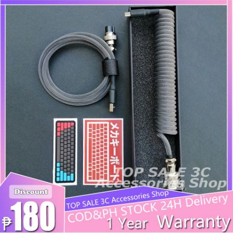 🎁 Original Product + FREE Shipping 🎁 Type C USB Spring Cable Mechanical ...