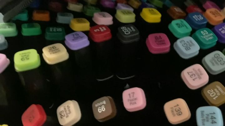 80 Color Alcohol Marker Art Marker Highlighter Pen Set Color ...