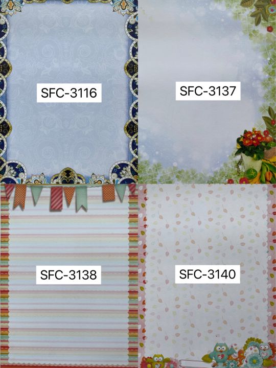 A4 Fancy Card / Kertas Folio / Project Paper | Lazada