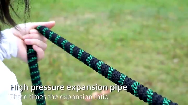 Household Alloy TPE Inner Pipe 3x Telescopic Magic Garden Water Pipe ...