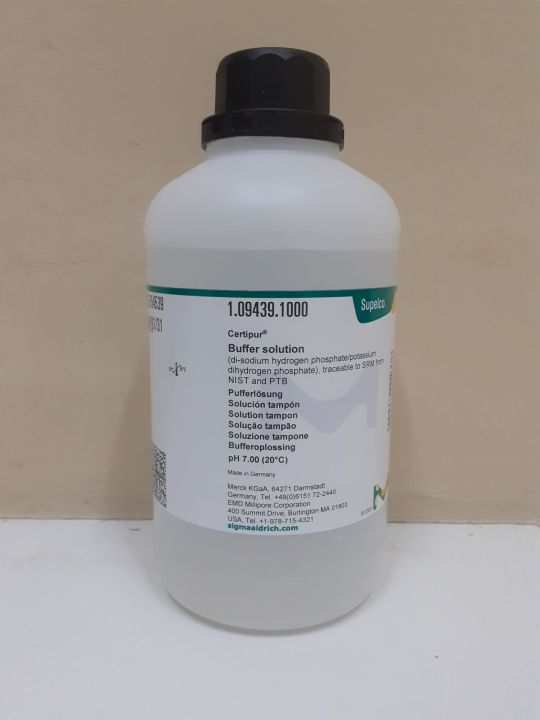 Buffer Solution pH 7.00 Merck Original 1L pH calibration 1.09439.1000 ...