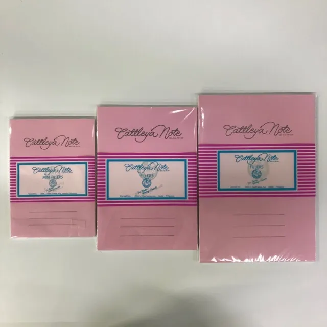 5pcs CATTLEYA Notebook Filler Mini Size 5" x 7" Big Size 7" x 10 ...