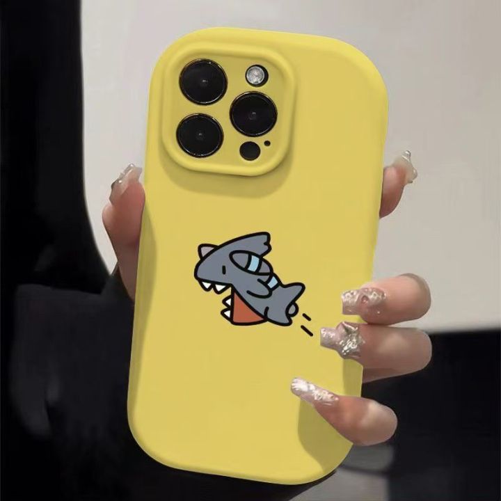 Cartoon Shark Design Phone Case for iPhone 17 16 pro Max 15 14 ...